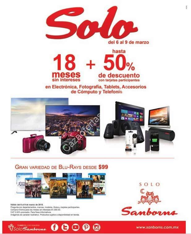 Venta Especial De Sanborns Hasta 50 De Descuento Y 18 Meses Sin Intereses
