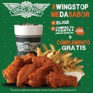 Promoción Wingstop me da sabor: Paquete a precio especial y complemento ...