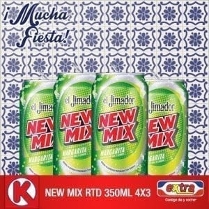 4x3 bebidas New Mix en el Extra y K - Cazaofertas México