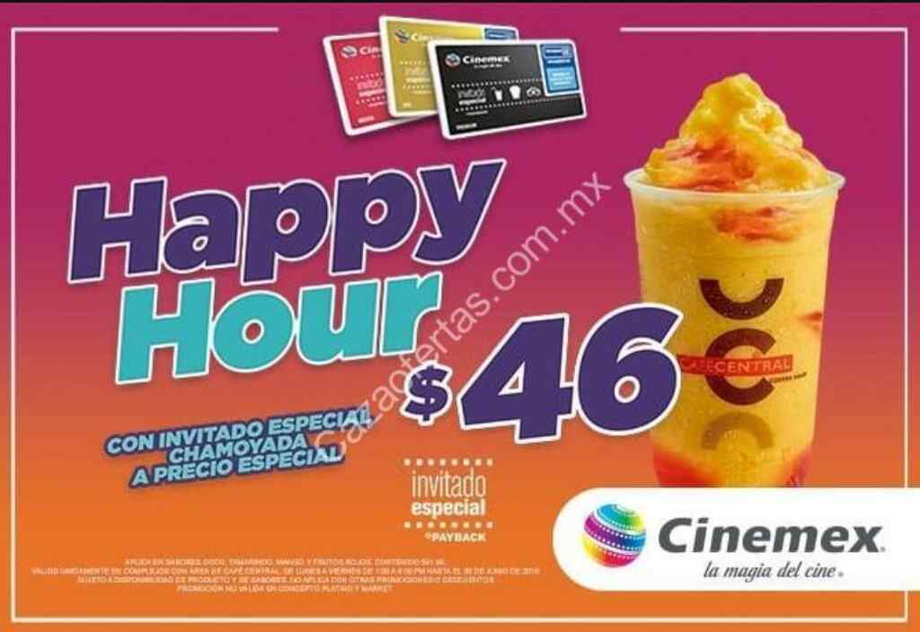 Promociones Cinemex Junio 2019 con tarjeta Invitado Especial Payback