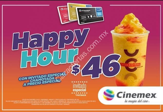 Promociones Cinemex Junio 2019 con tarjeta Invitado Especial Payback
