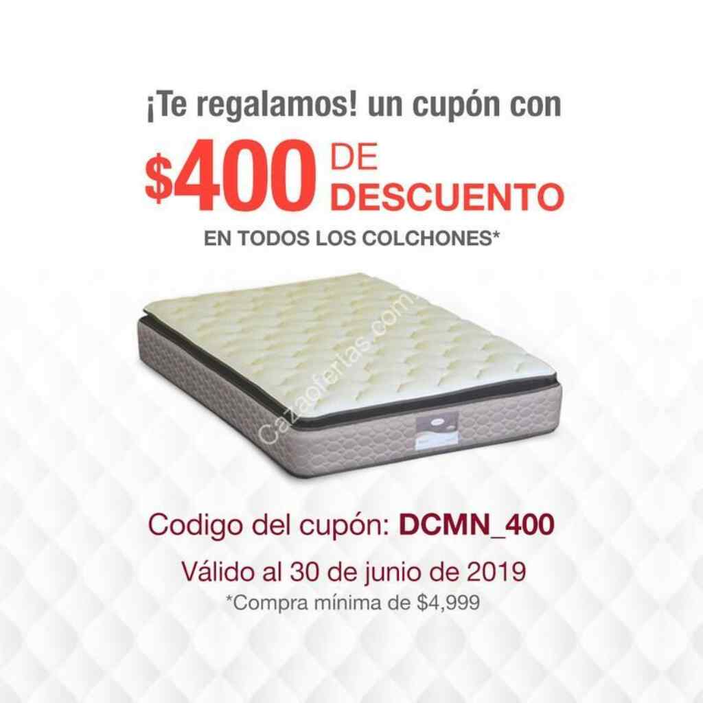 Cupón Muebles Dico de $500 de descuento en muebles y $400 en colchones