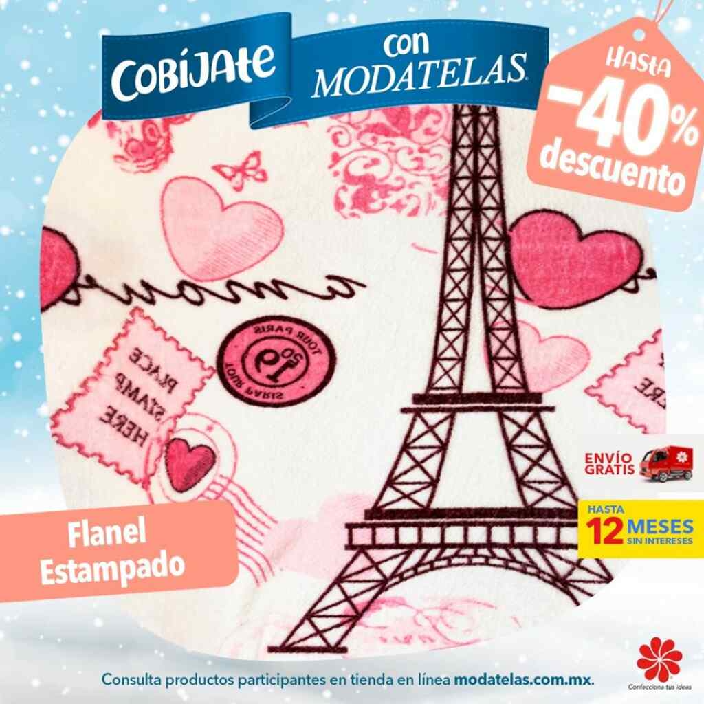 Promoción Cobíjate con Modatelas: Hasta 40% de descuento + envío gratis ...
