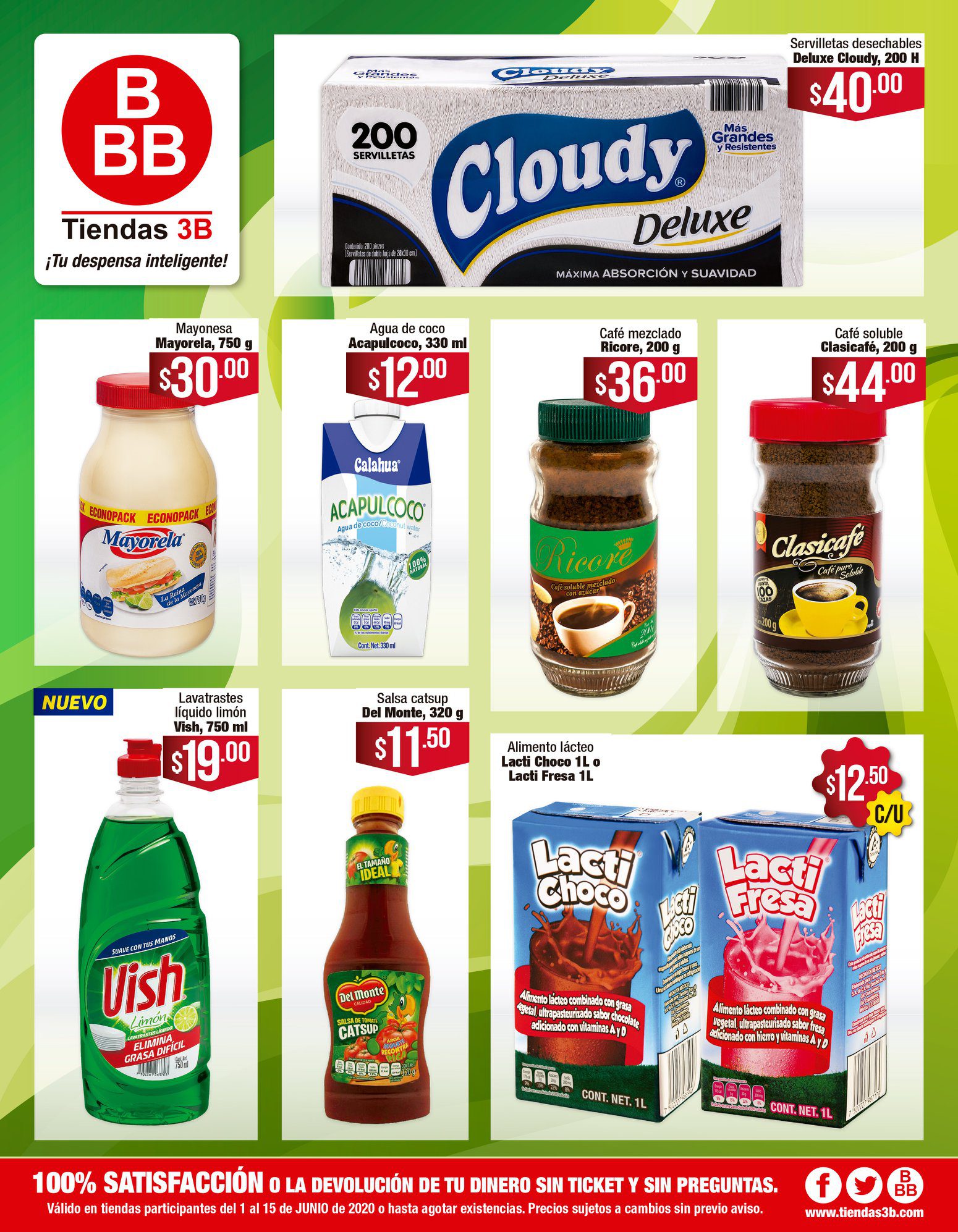 Ofertas Tiendas 3B Los Irrepetibles Junio 2020