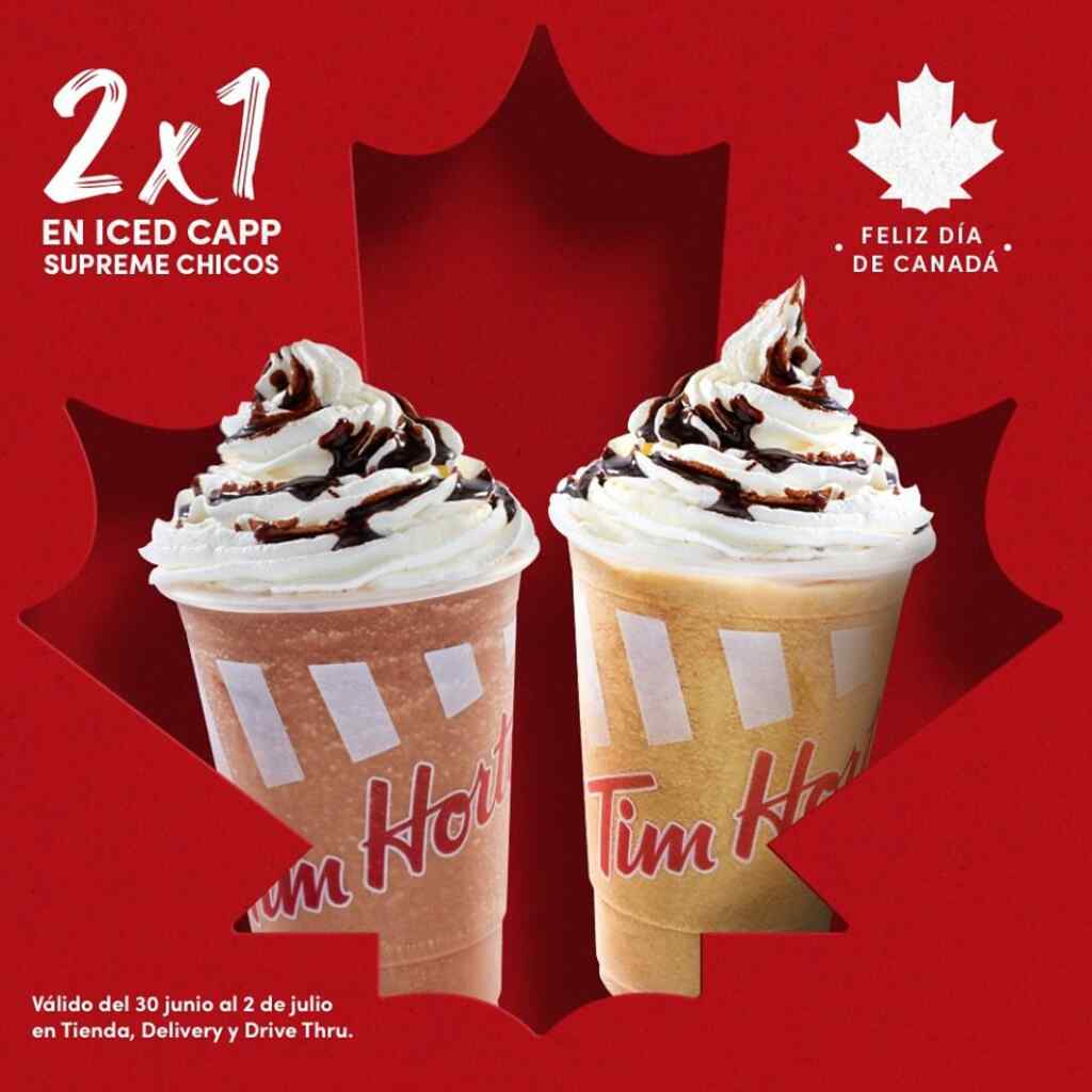 Promociones Tim Hortons Día de Canadá 2020: 40% en pack de donas y 2x1 ...