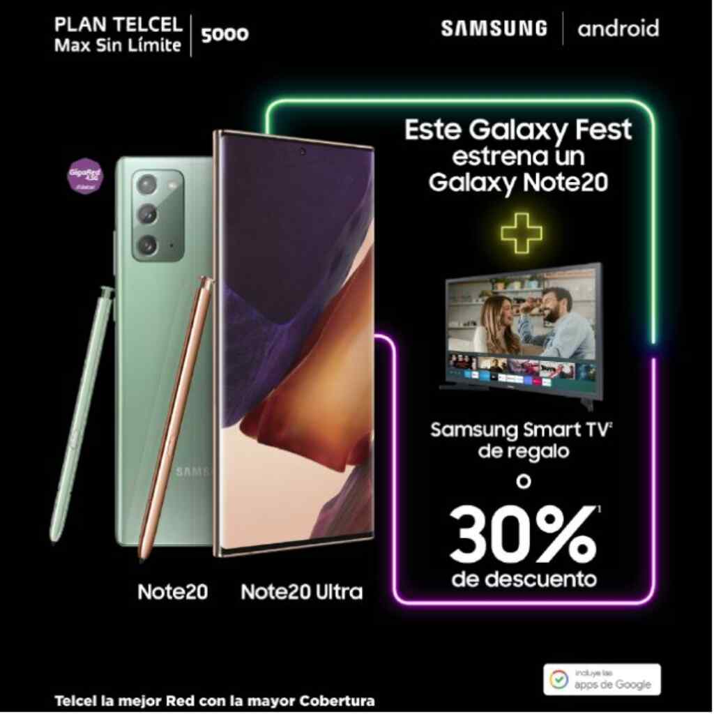 Promoción Telcel y Samsung: Smart TV de regalo al contratar un Plan ...