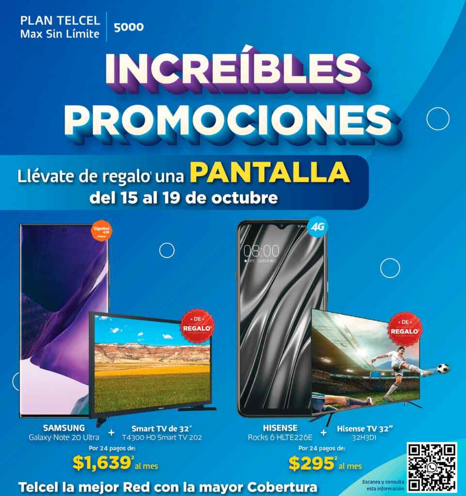 Promoción Telcel: pantalla Gratis al comprar un celular Samsung o ...