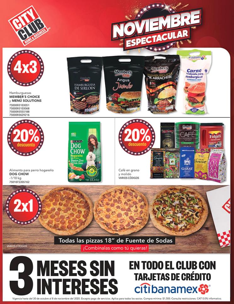 Folleto City Club Pre Buen Fin 2020 Folleto City Club Pre Buen Fin 2020