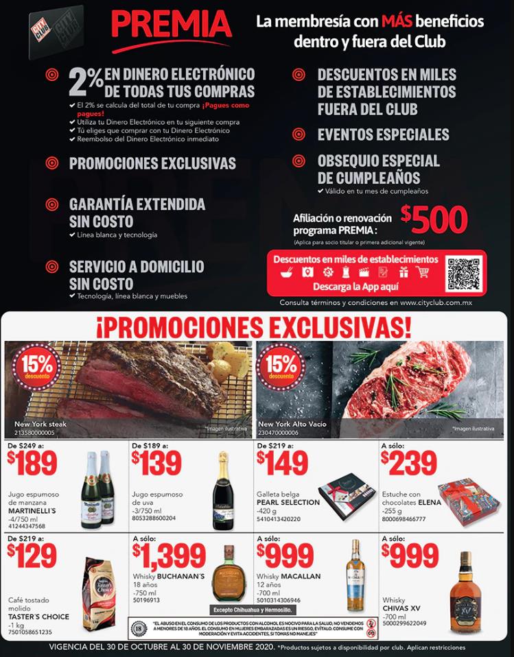 Folleto City Club Pre Buen Fin 2020 Folleto City Club Pre Buen Fin 2020