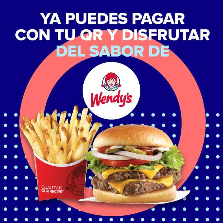 Promo Wendys Mercado Pago: 25% de descuento en compras de $100 o más