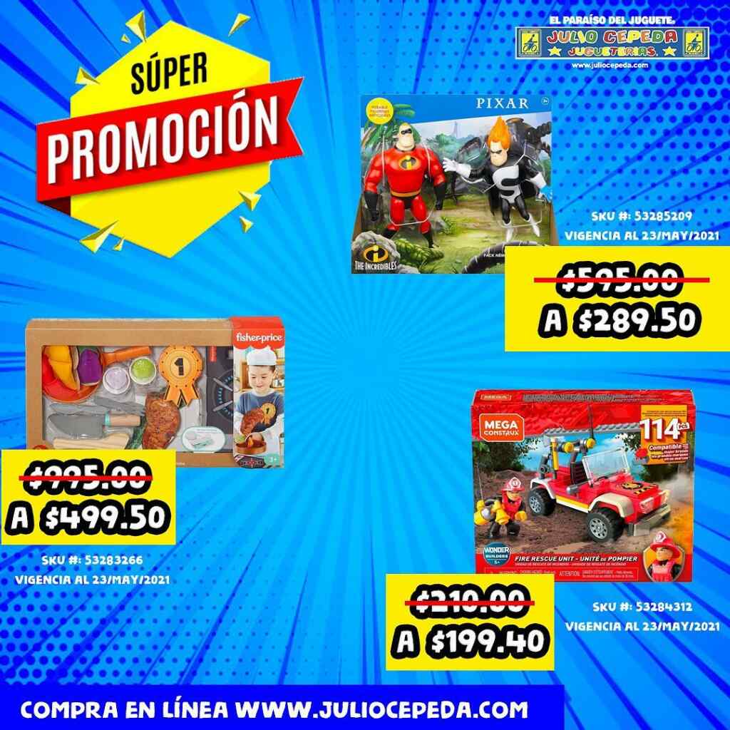 Liquidaciones Julio Cepeda: Hasta 70% de descuento en juguetes