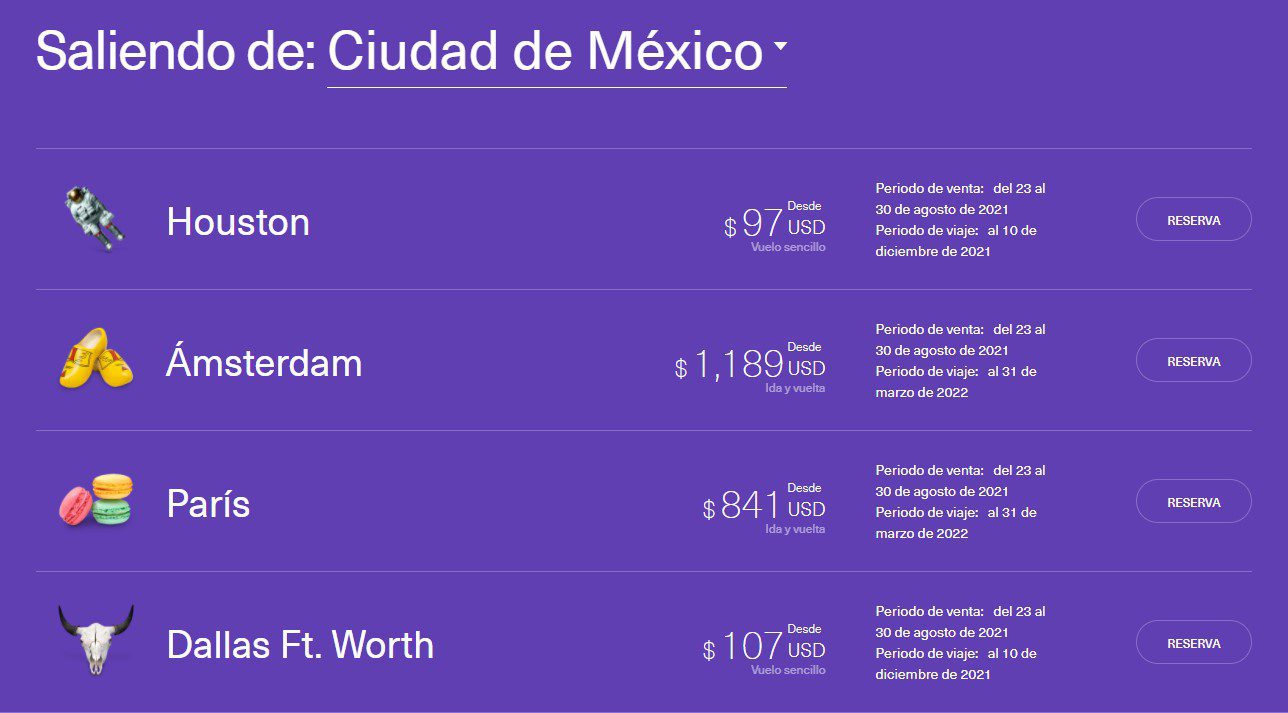 Venta Azul Aeroméxico Del 23 Al 30 De Agosto 2021 Vuelos Desde 548 Tua