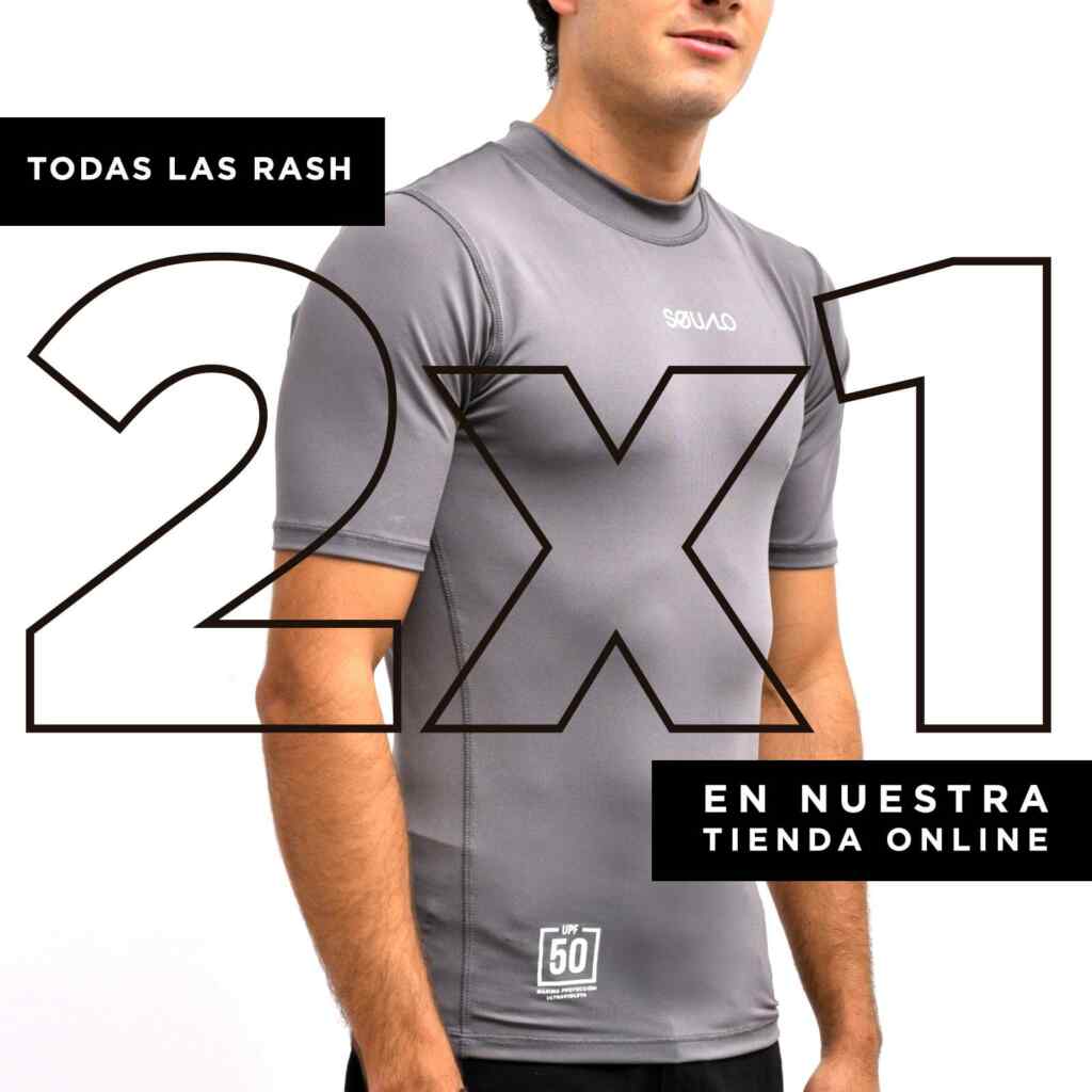 En SQUALO 2x1 en todos los bottoms, rashguards y bodies de la tienda online