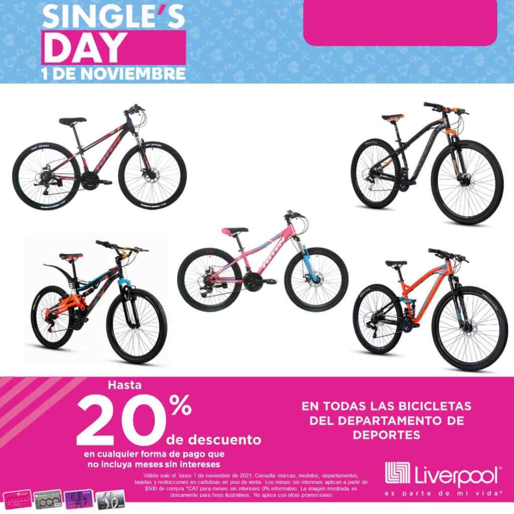 Liverpool Singles Day 2021 promociones por departamento este 1 de noviembre