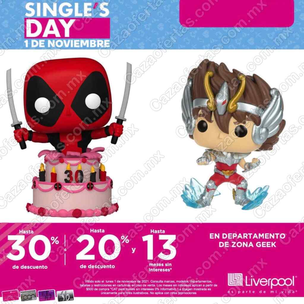 Liverpool Singles Day 2021 promociones por departamento este 1 de noviembre