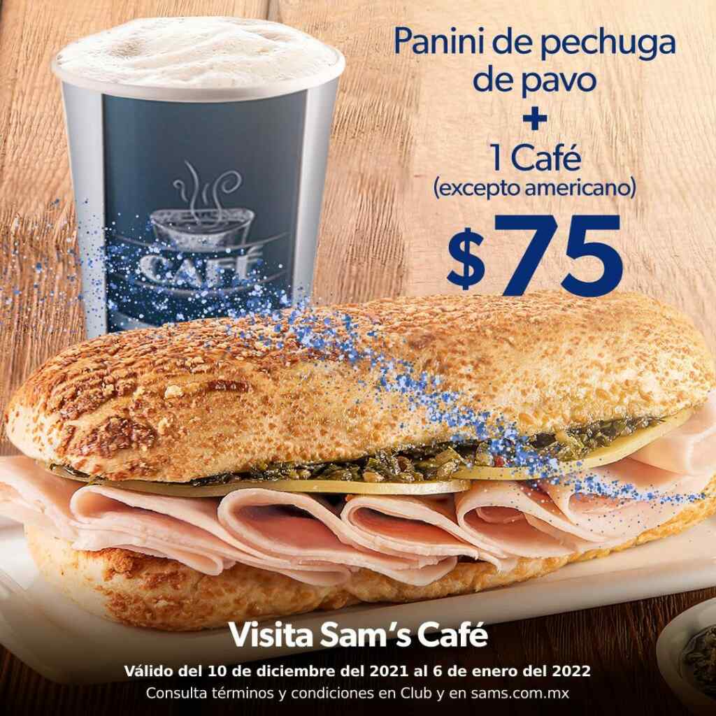 Promociones Sams Club Sams Café: Paquete familiar pizza a $249, panini ...