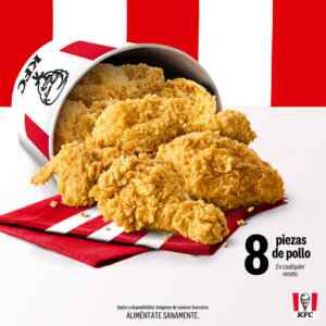 Nuevo Double Bucket KFC: 8 piezas de pollo + 3 Ke-tiras + papas + puré ...