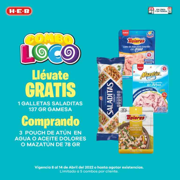 Promociones HEB Combo Loco de Cuaresma con productos de regalo como ...