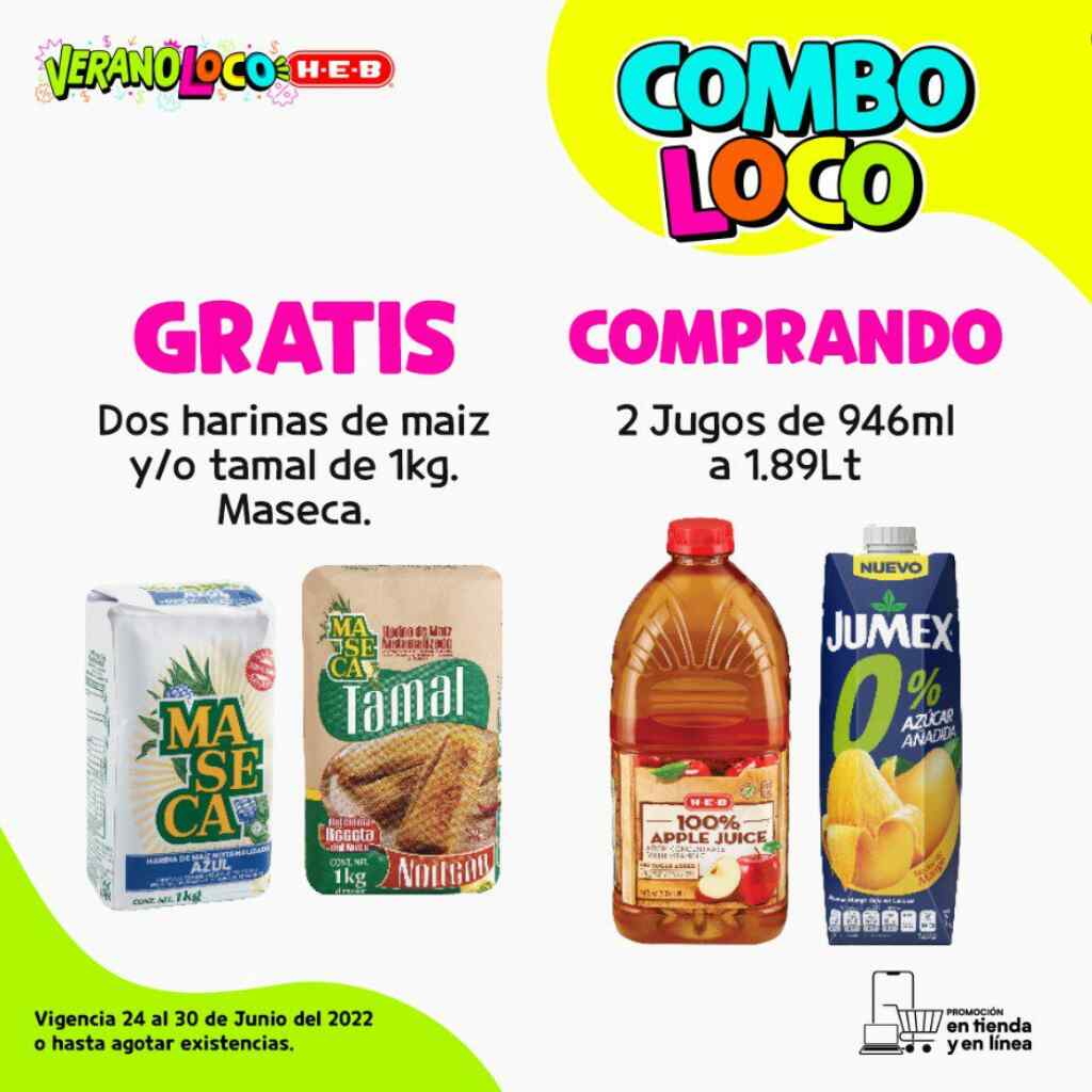 Ofertas HEB Combo Loco: Compra un cereal y llévate 2 leches gratis y más