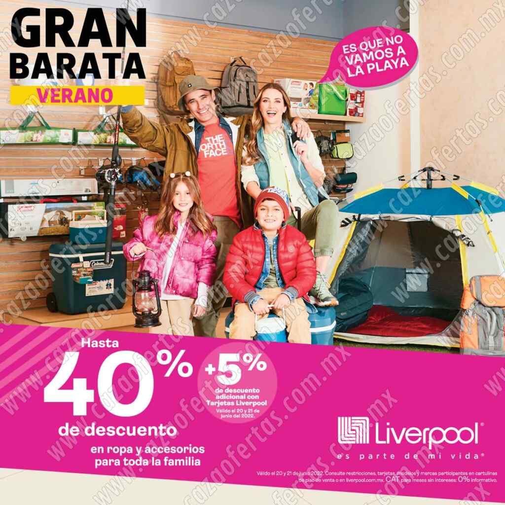 Preventa Liverpool Gran Barata de Verano 2022: Hasta 40% de descuento ...
