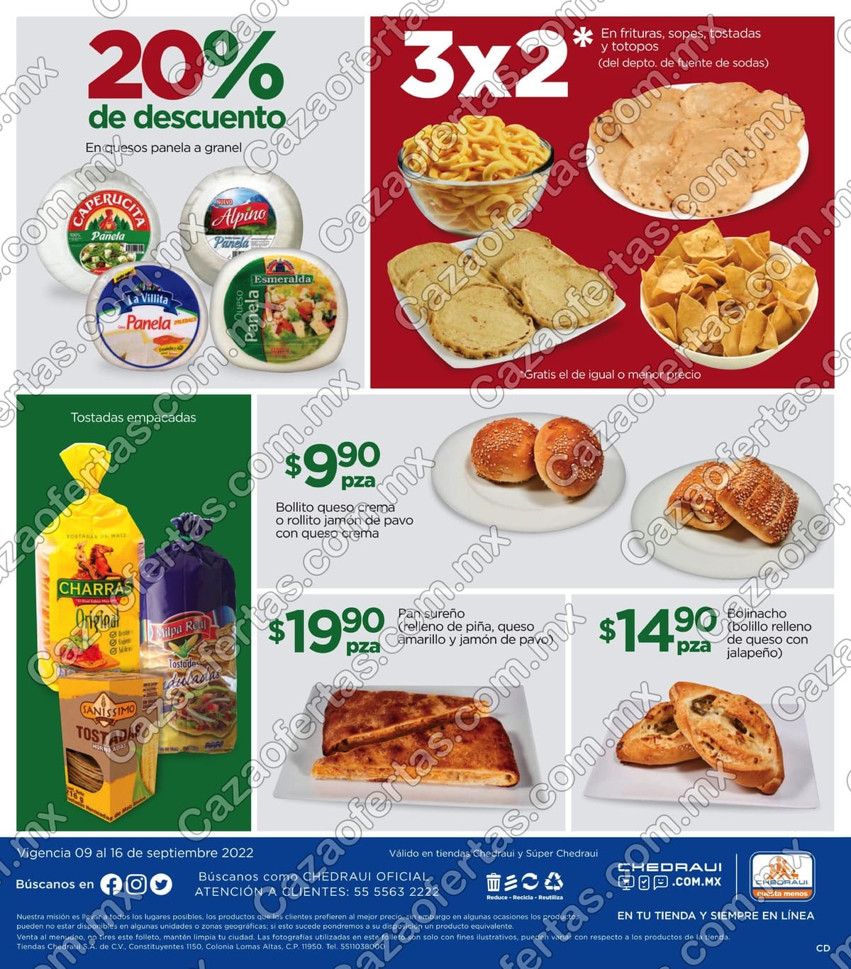 Folleto Chedraui Cena Fiestas Patrias Al 16 De Septiembre 2022