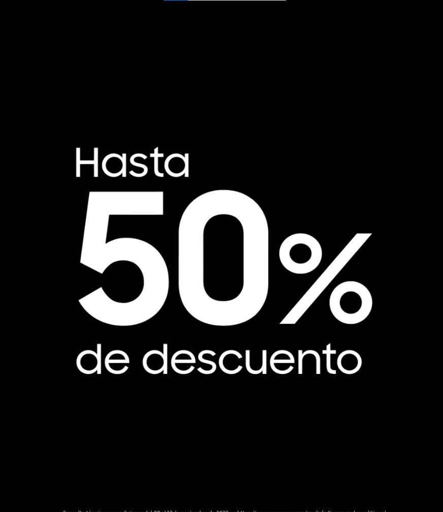 Samsung Pre Buen Fin 2022: Hasta 50% de descuento Samsung Pre Buen Fin 2022: Hasta 50% de descuento