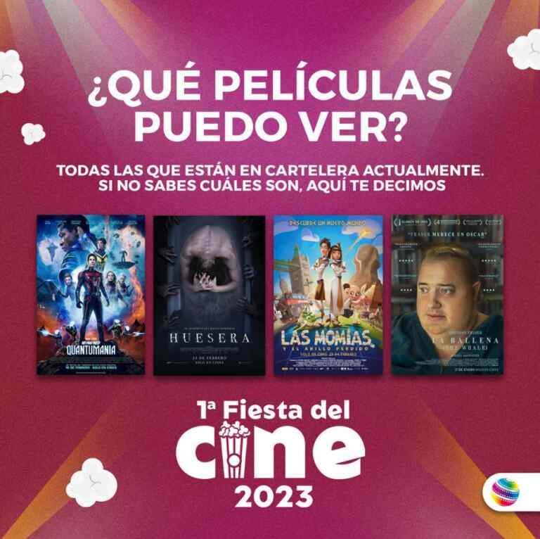 Fiesta del Cine 2023: Precios de entradas y combos en Cinépolis, Cinemex y más