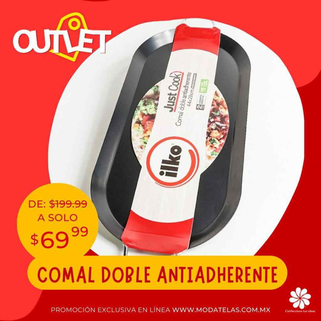 Outlet Modatelas: Comal antiadherente a $69.99, exprimidor a $29.99 ...