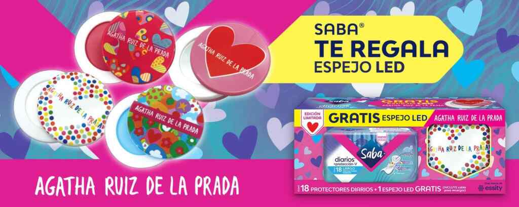 Nuevo pack Saba espejo con luz LED + 18 protectores a precio especial