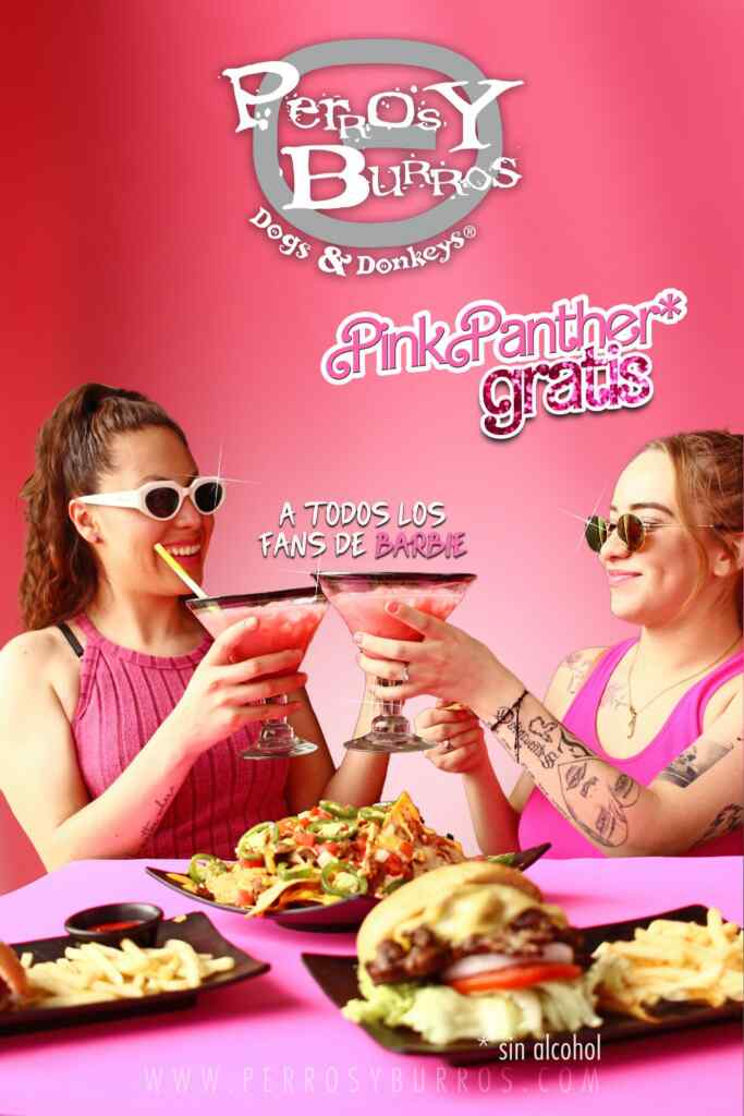 Promo Barbie Perros y Burros: bebida Pink Panther Gratis al mostrar tu ...