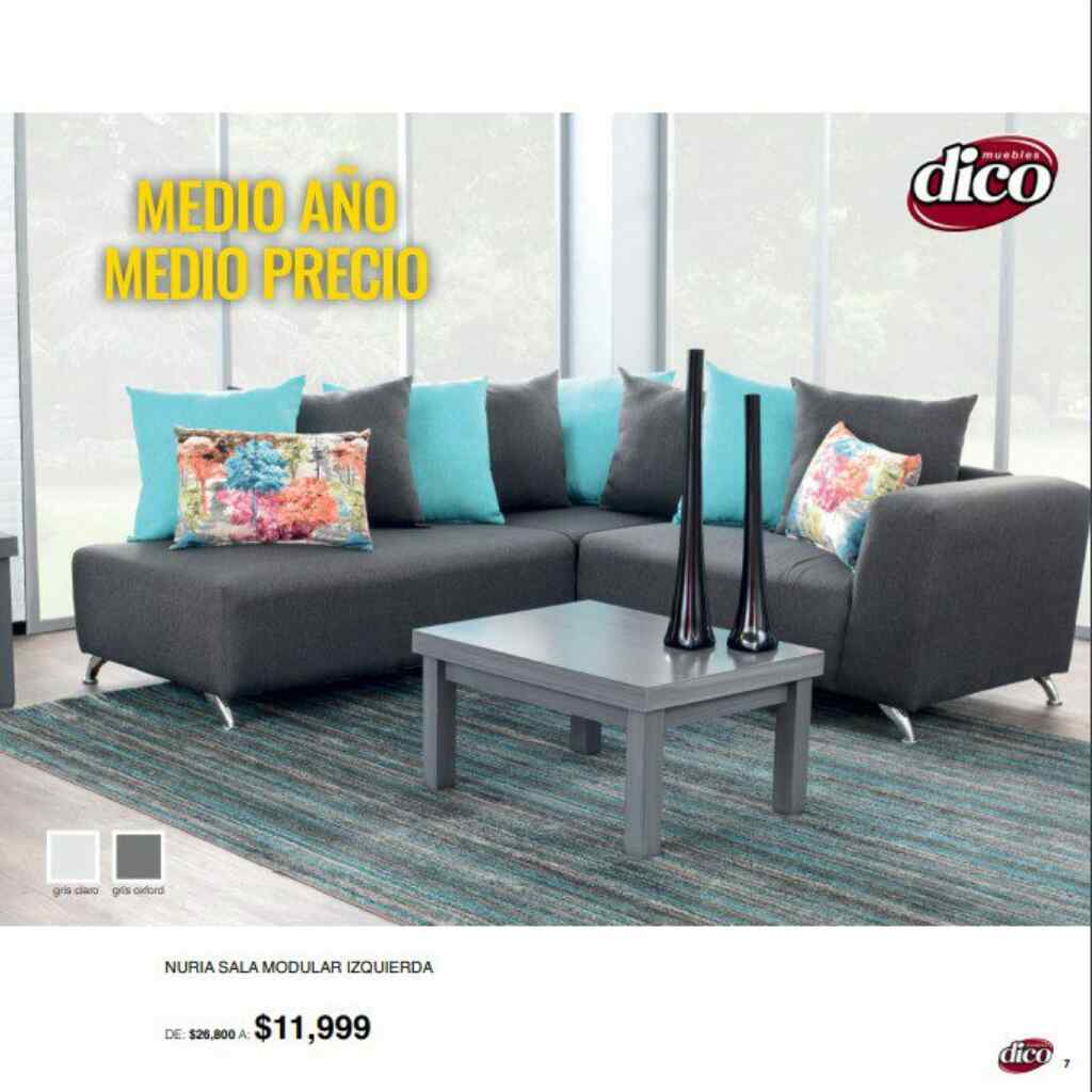 Folleto Medio Año, Medio Precio de Muebles Dico con un 50% de descuento ...