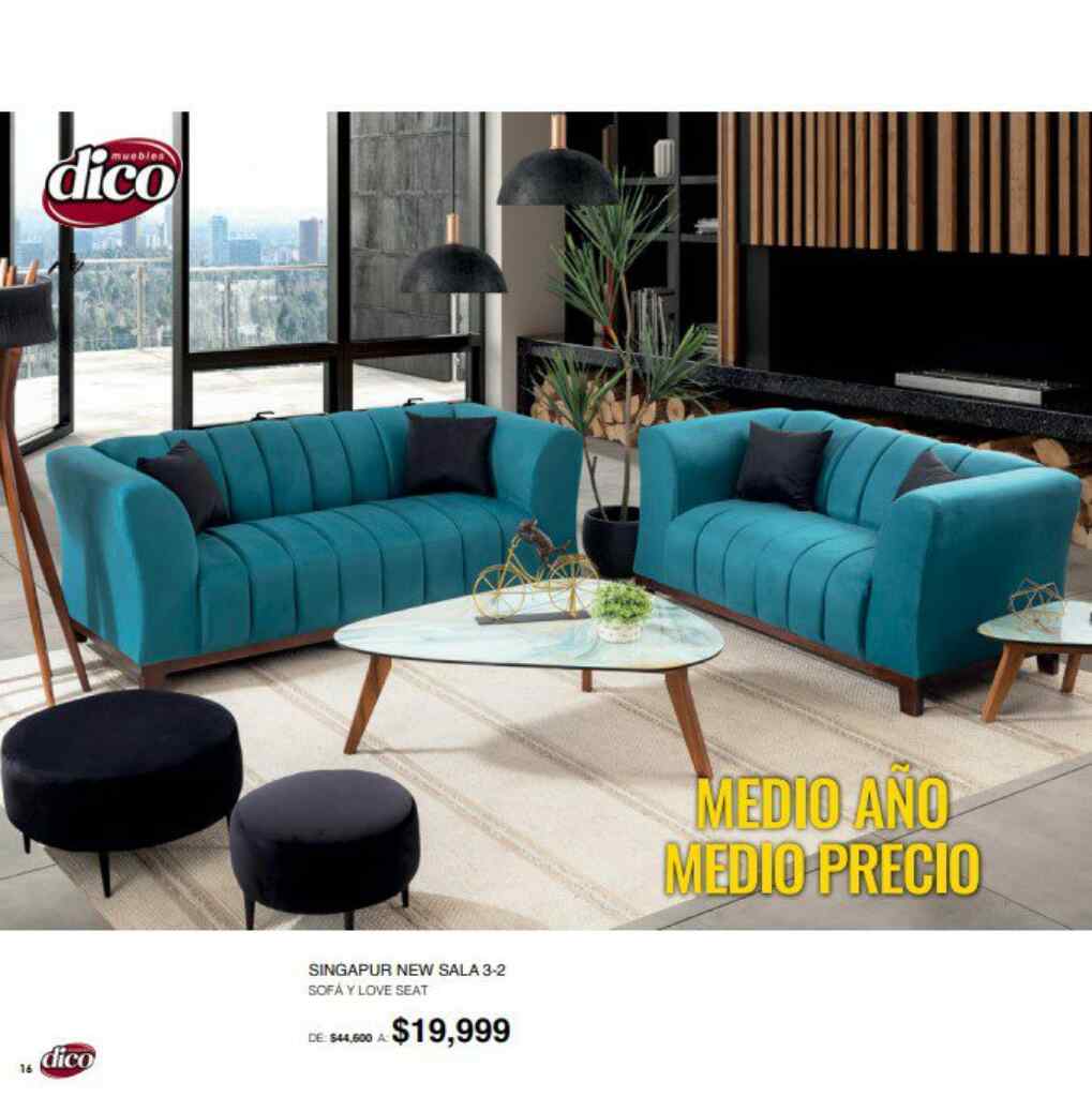 Folleto Medio Año, Medio Precio de Muebles Dico con un 50% de descuento ...