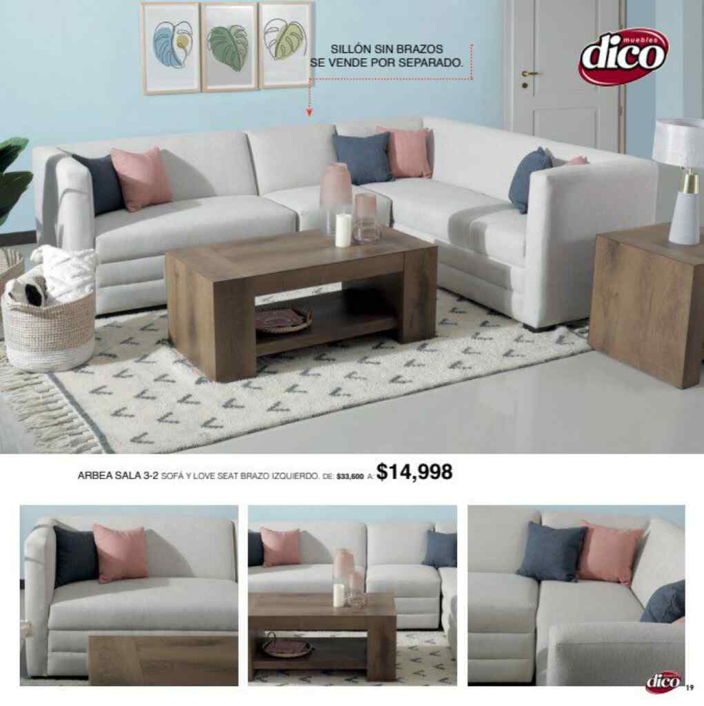 Folleto Medio Año, Medio Precio de Muebles Dico con un 50% de descuento ...