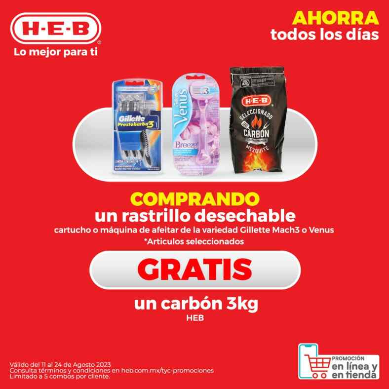 Ofertas HEB con 2x1, 3x2, productos Gratis y más hasta el 24 de agosto 2023