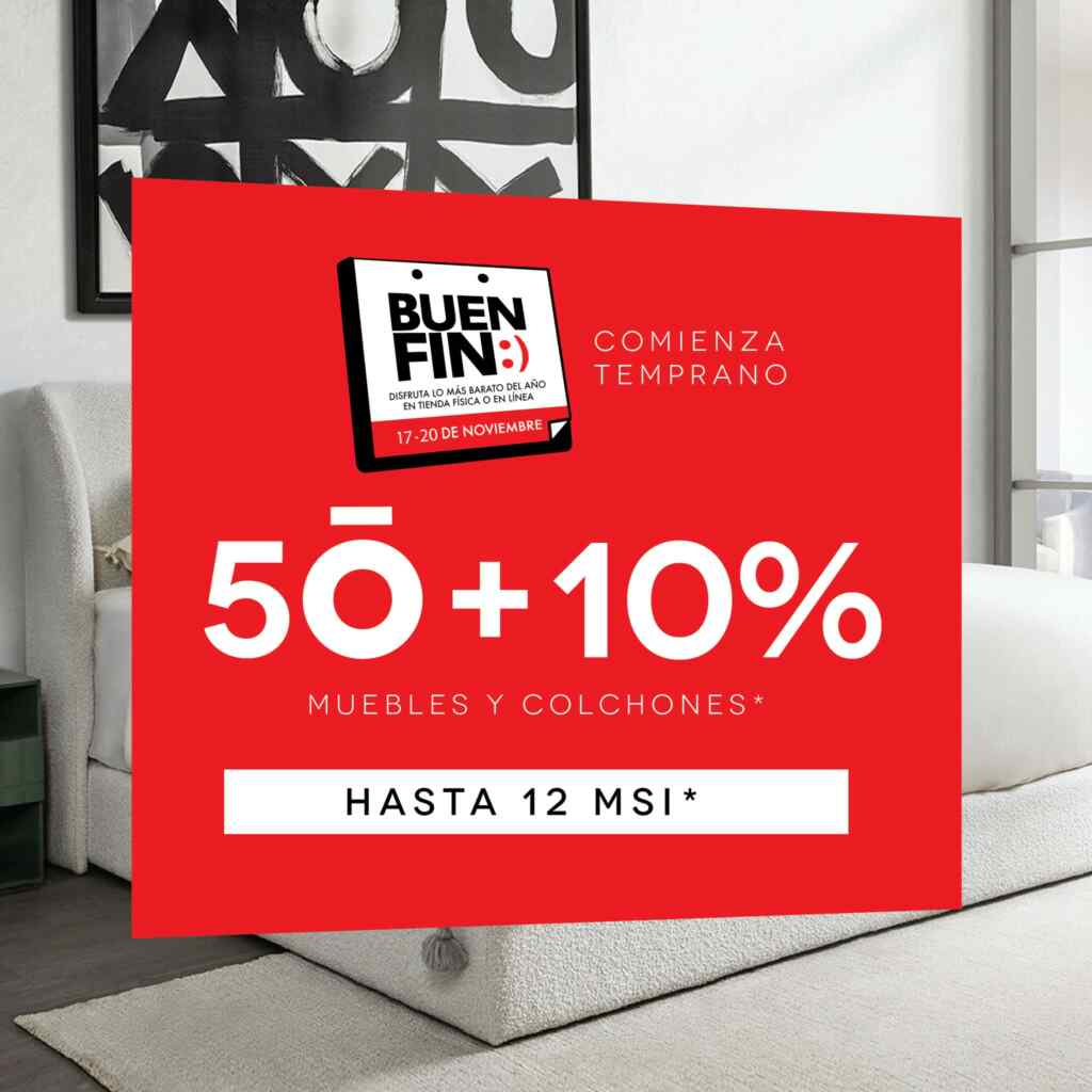 Móbica Buen Fin 2023: Hasta 50% de descuento + 10% de adicional + msi