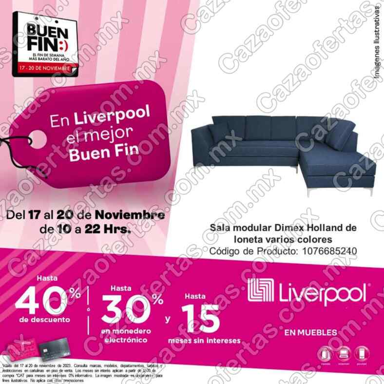 Liverpool Buen Fin 2023: Promociones y ofertas por departamento