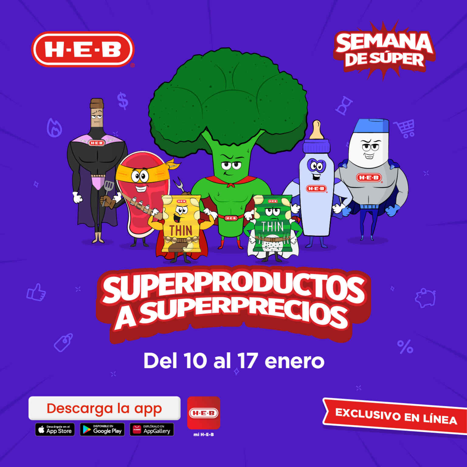 Semana de Súper HEB: Compra $399 o pollo o cerdo y llévate 2 six pack ...