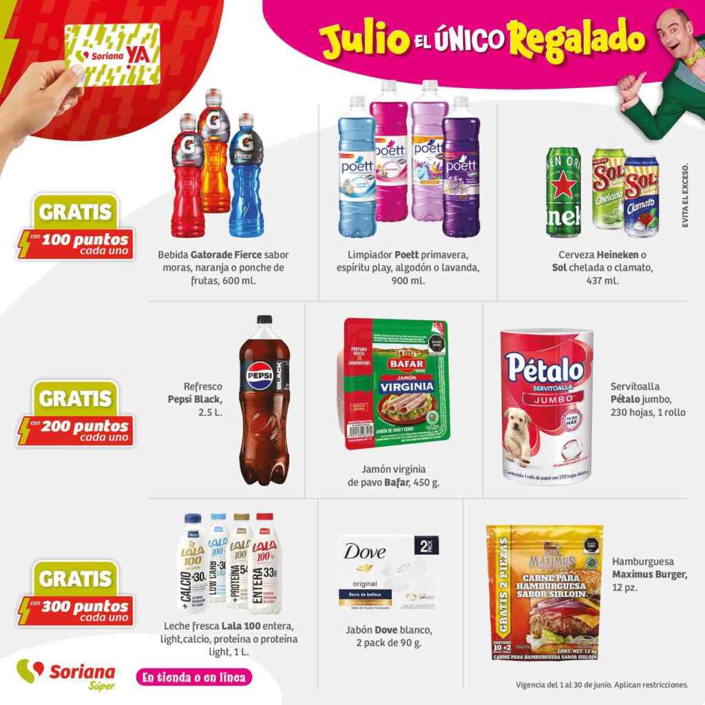 Folleto Julio Regalado 2024 en Soriana Súper: 4x2 en papel higiénico, shampoos y ...