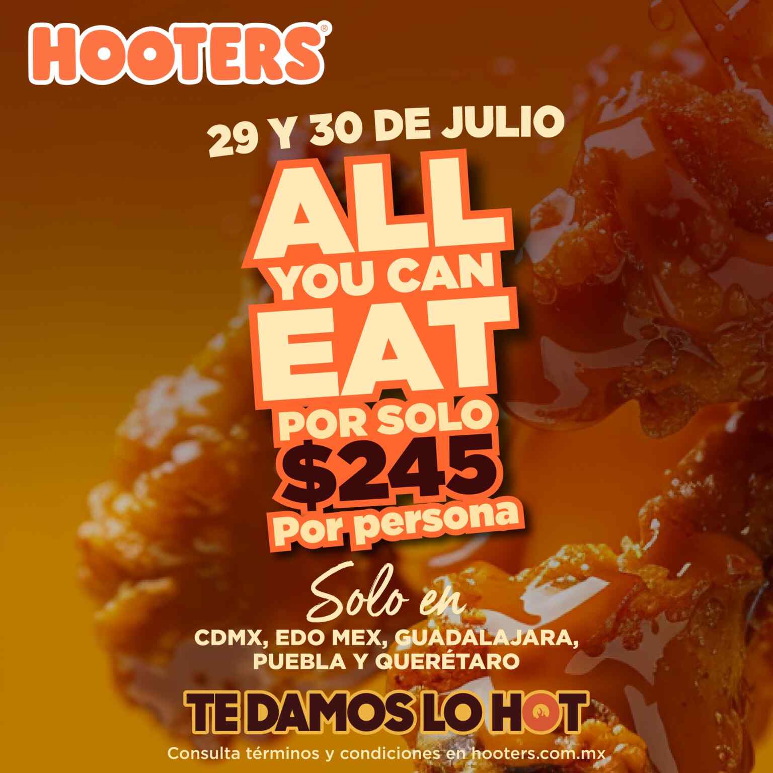 Promo Hooters Día de la Alita 2024: come todas las alitas, boneless y ...