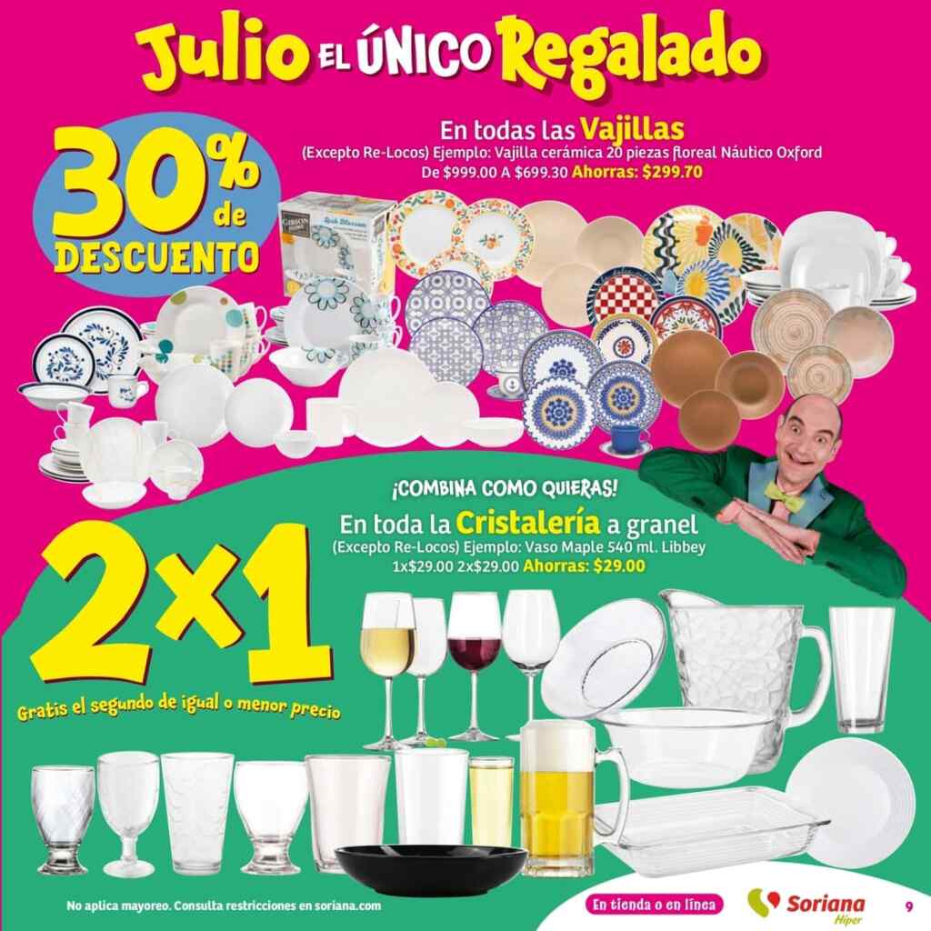 Julio Regalado 2025 en Soriana - Ofertas y promociones - Cazaofertas México