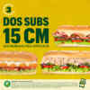 Promoción Subway 2025: Combos de subs participantes a $99 o 2 subs por ...
