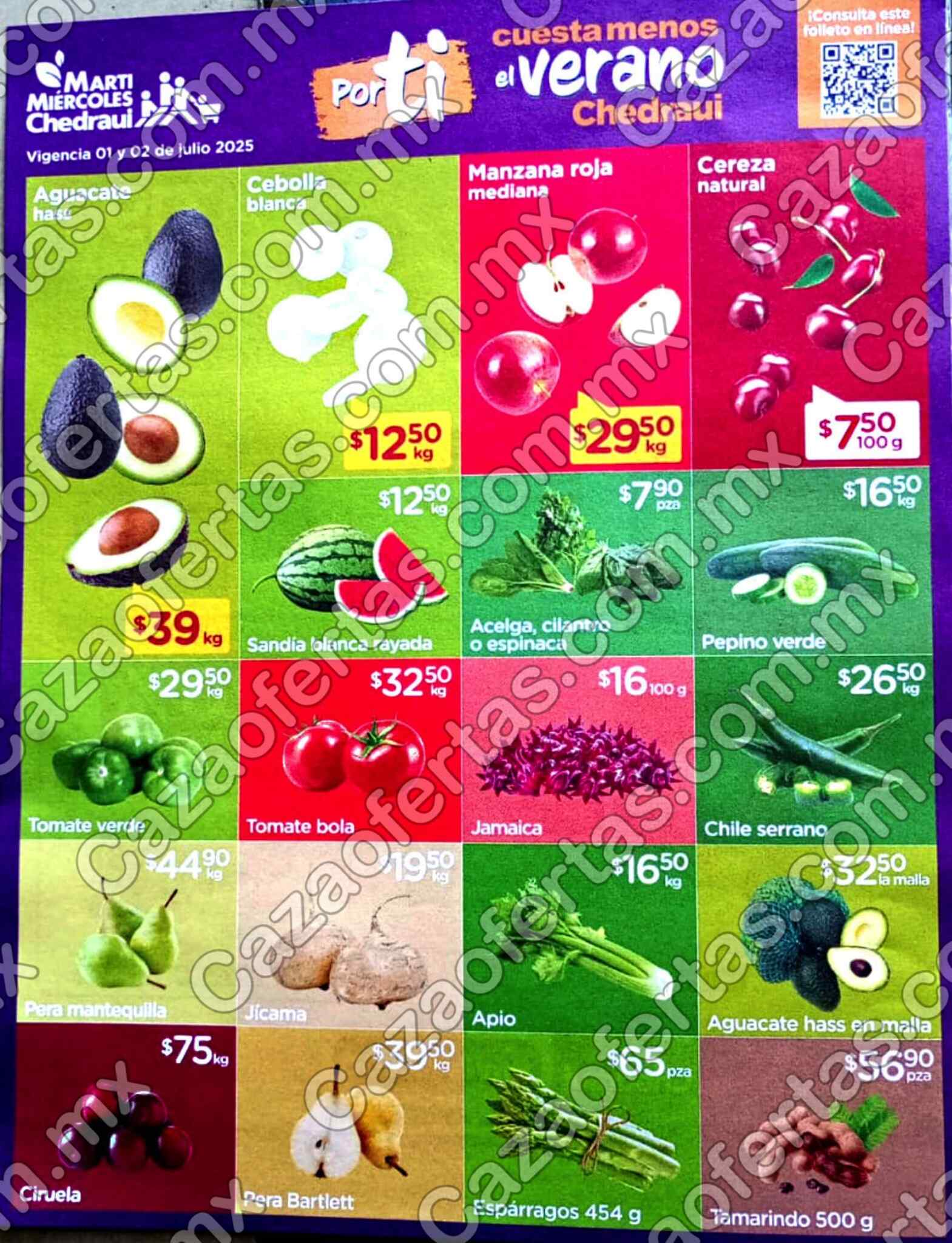 Martimiércoles Chedraui 22 y 23 de octubre: lista de precios de frutas y verduras