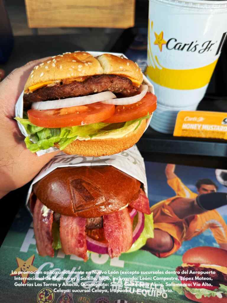 Famous Star de Carl’s Jr. a 10 p en la compra de un combo en sucursales ...